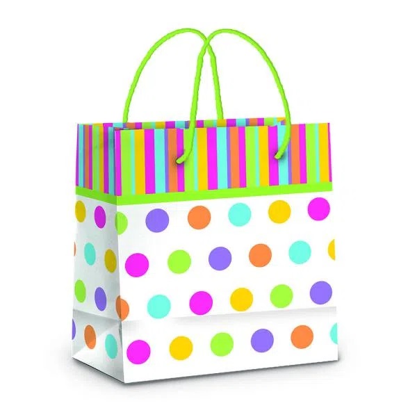 Sacola lam colors mini 10,5x9,5x4 c/1 un